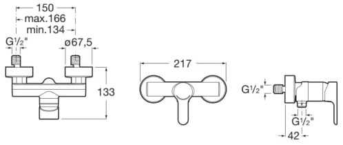 Roca A5A2109C00 - Sprchová baterie BAT lesklý chrom