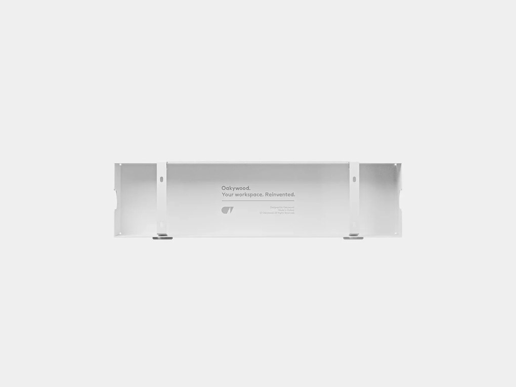 Organizér kabelů pod stůl Bílá / Malý (60 cm)