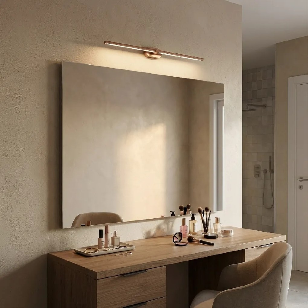 Toolight Toolight, LED nástěnné svítidlo 80cm, 13W, 4000K, 1000lm, APP1897-1W, měděná matná, OSW-66052
