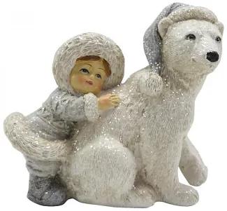 Děvčátko s ledním medvědem