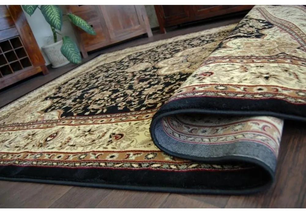 Kusový koberec Agas černý 150x300cm