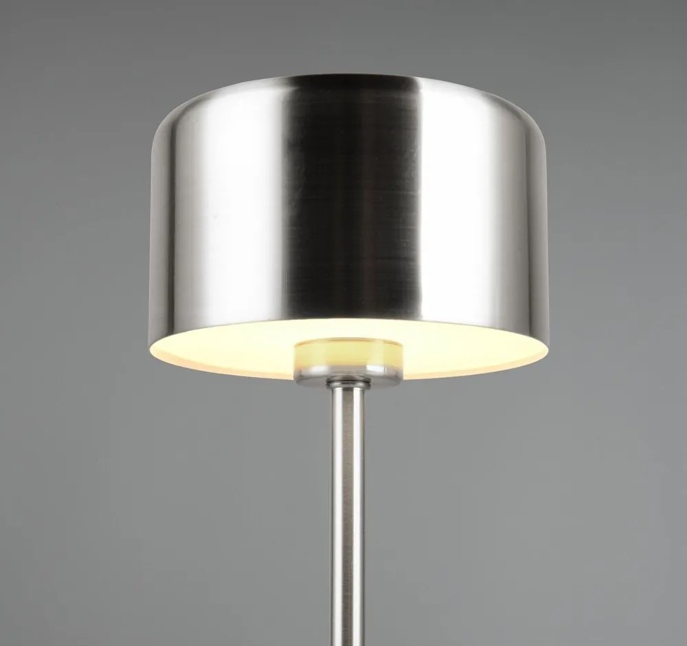 LED stmívatelná stolní lampa ve stříbrné barvě (výška 30 cm) Jeff – Reality