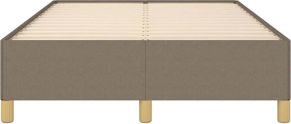 Rám postele bez matrací taupe 120x190 cm textil 3269642