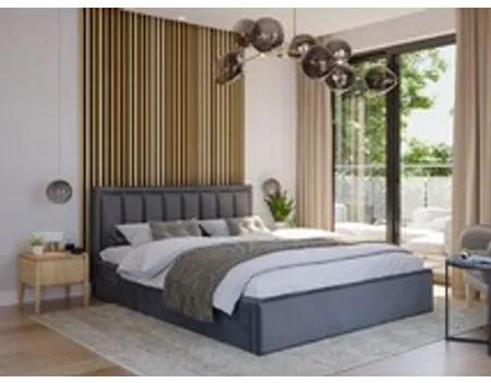 Čalouněná postel MOON rozměr 90x200 cm Krémová
