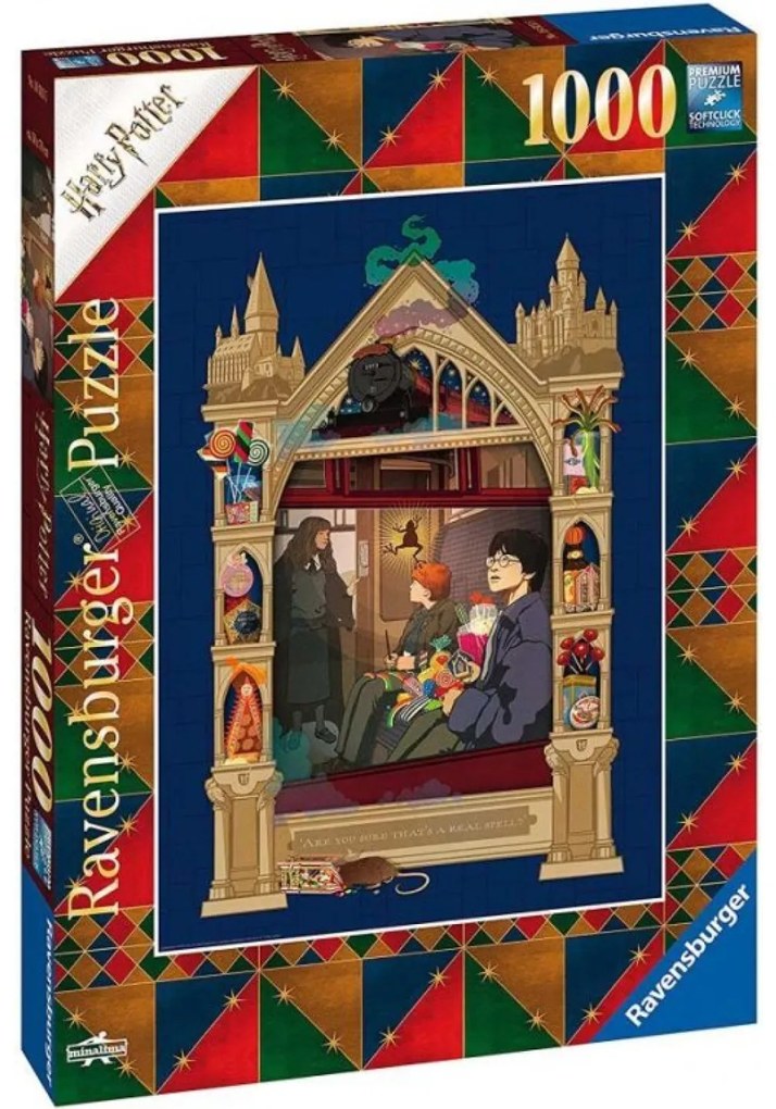 Ravensburger puzzle harry potter 1: cesta do bradavic 1000 dílků