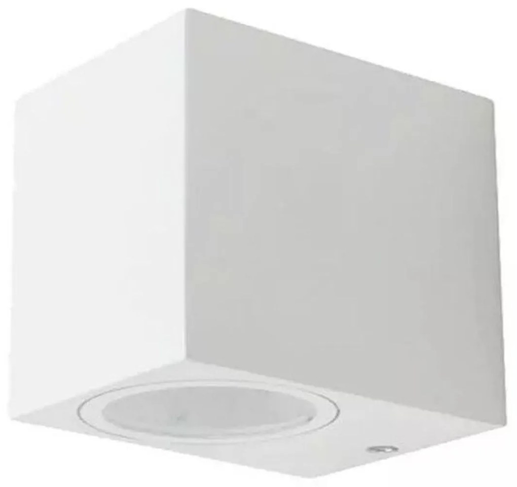 LED Solution Bílé fasádní svítidlo hranaté GU10 7539