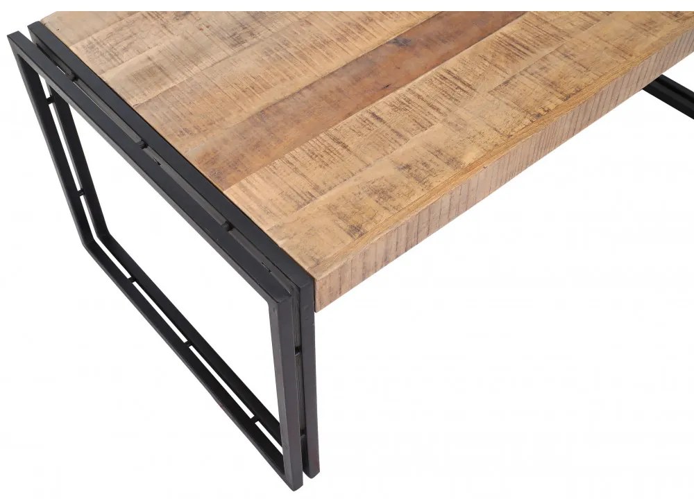 Massive home | Dřevěný konferenční stolek Adhill industrální styl MH696160