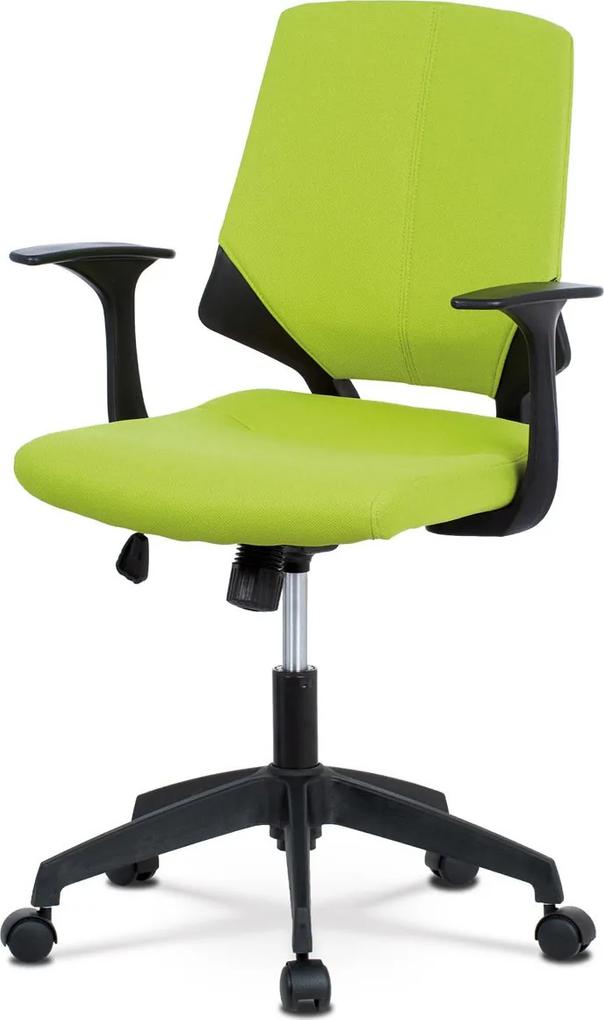 Autronic Dětská židle KA-R204 GRN, zelenožlutá látka/černý plast