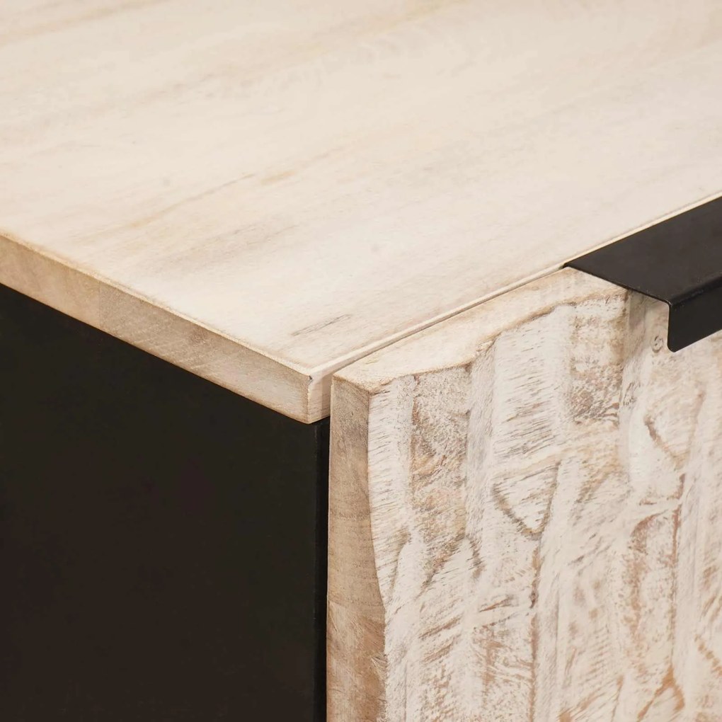 Servírovací skříň 2 ks 60 x 33 x 75 cm Masivní mangové dřevo 3310028