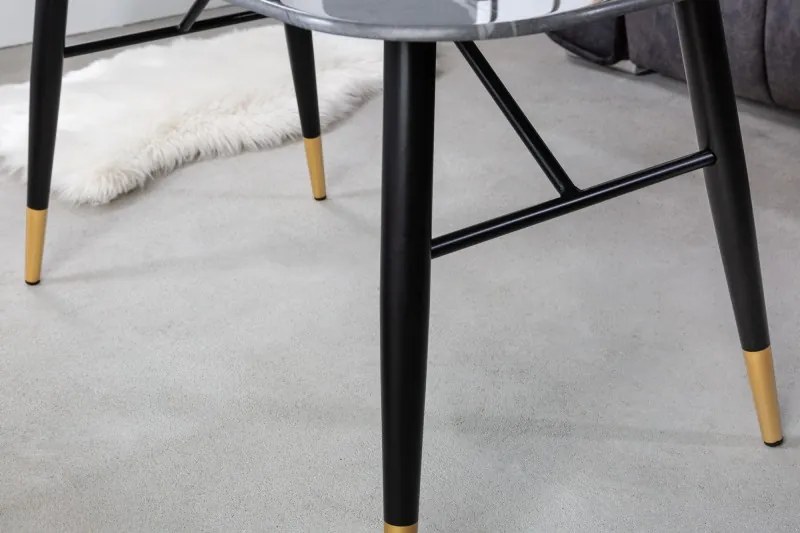 Konferenční stolek Paris 110cm antracitový mramorový vzhled/41884