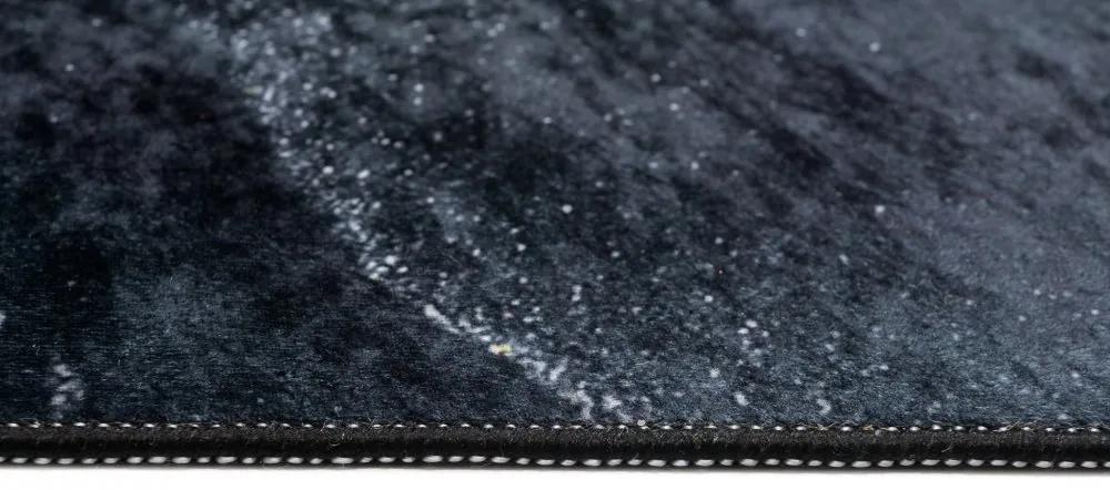 Černý designový koberec s abstraktním vzorem Šířka: 120 cm | Délka: 170 cm