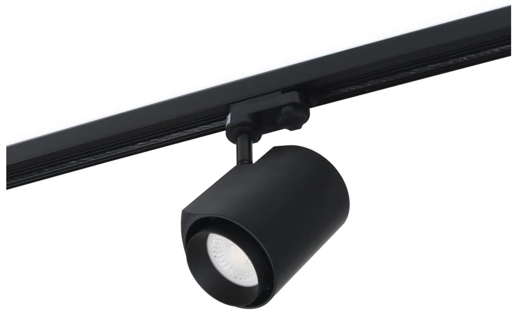 Indeluz 825R-L3335B-02 stropní bodové LED svítidlo pro lištový systém Land, černá, 35W, 4000K, 38°, ø10cm