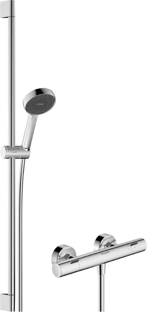 Hansgrohe Activera Select S - Sprchový set s termostatem, 2 proudy, EcoSmart, chrom 28086000