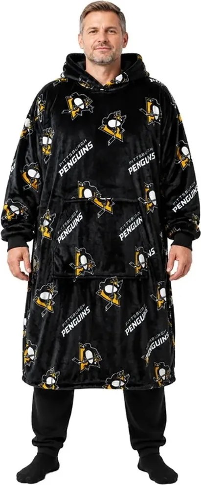 Mikinová televizní deka NHL Pittsburgh Penguins - vel. XL