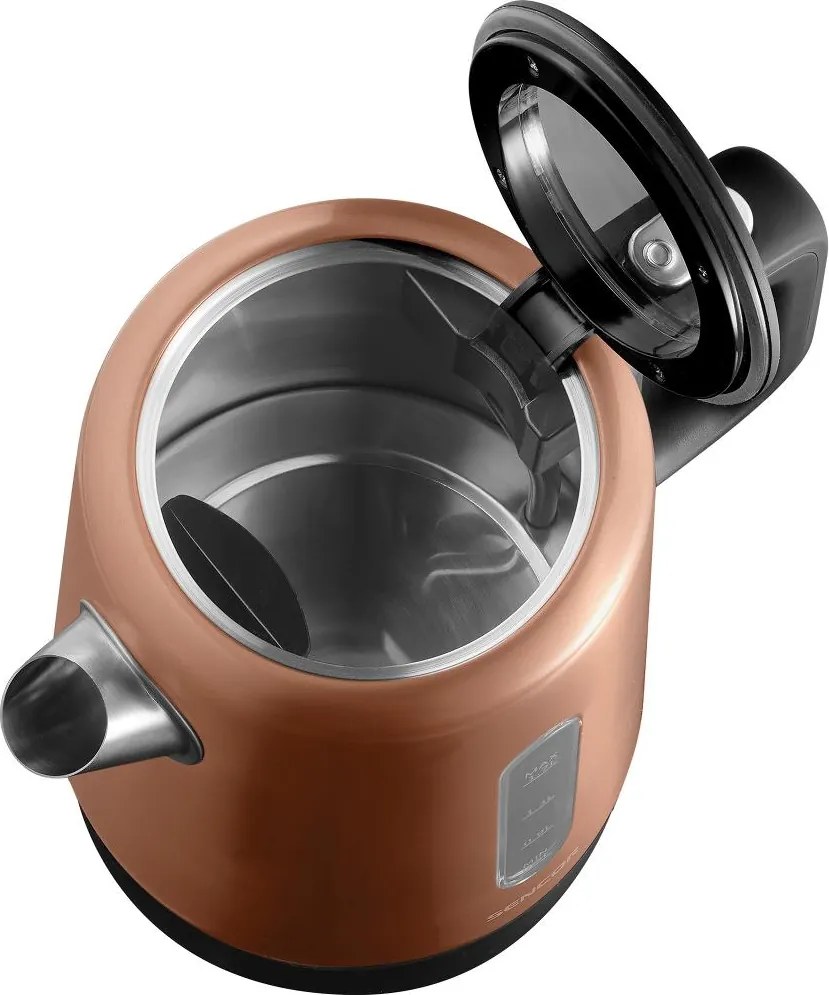 Sencor SWK 1752CO – rychlovarná konvice 1,7 l, 2200 W, měděná nerez