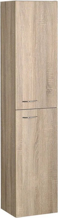 Aqualine Aqualine, ZOJA/KERAMIA FRESH skříňka vysoká 30x140x20cm, dub platin, 51157