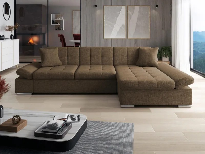 Rohová sedací souprava Magnir, Potah: Lux 06 + Lux 06 + Lux 05, Strana: levá