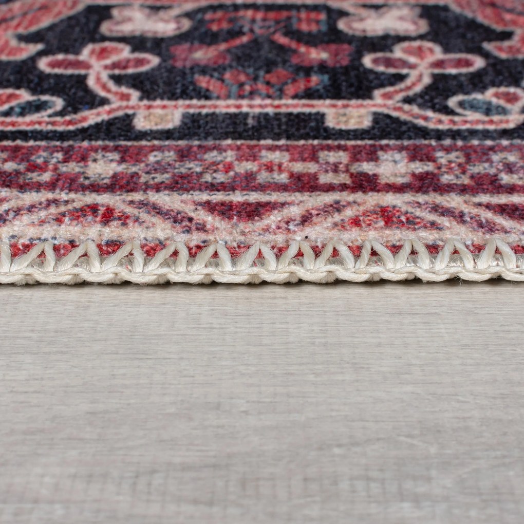 Flair Rugs, Běhoun Hebden Windsor Red, 60x230, červená, ložnice