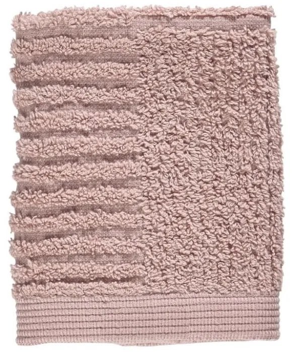 Světe růžový ručník ze 100% bavlny na obličej Zone Classic, 30 x 30 cm