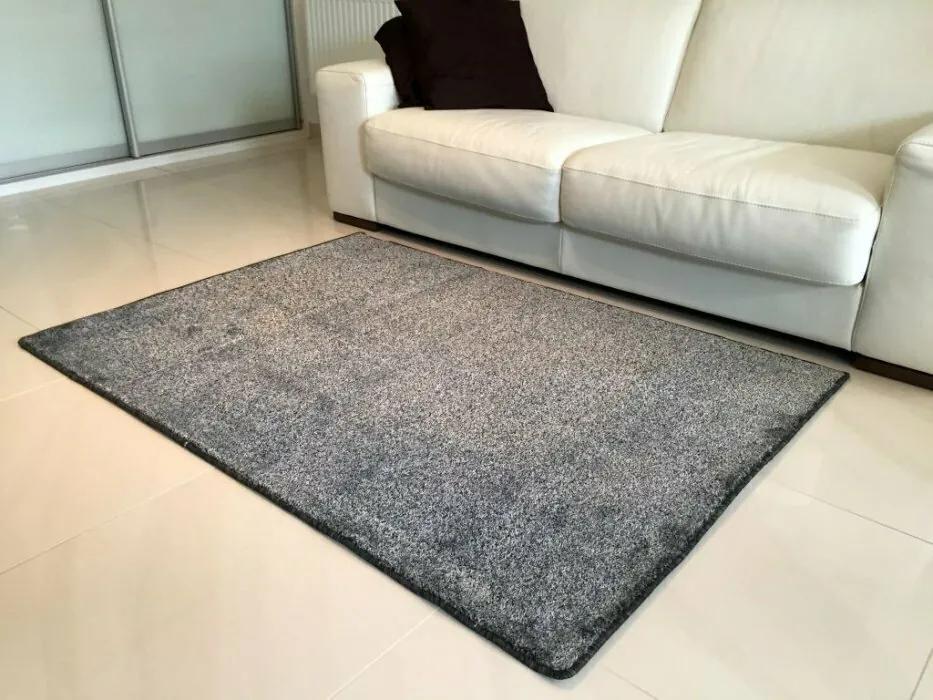 Kusový koberec Apollo Soft antraciet (Varianta: 80 x 150 cm)