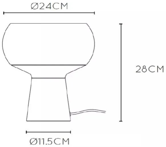 Lucide 05540/01/33 - Stolní lampa FARRIS 1xE27/25W/230V zelená