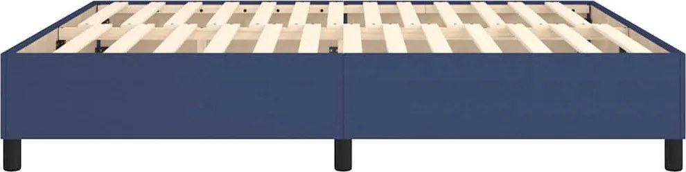 Rám postele s boxspringem modrý 180 x 200 cm textil 3120884