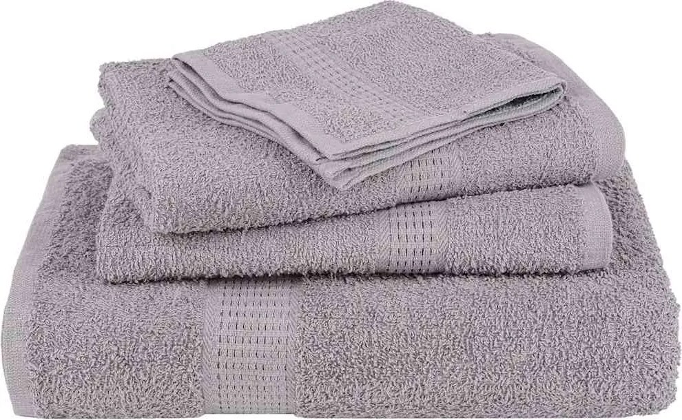 Ručníky FROGN 2 ks šedé 100x200 cm 360 g/m² 136842