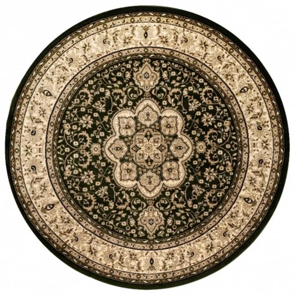 Kusový koberec Agas zelený kruh 150cm