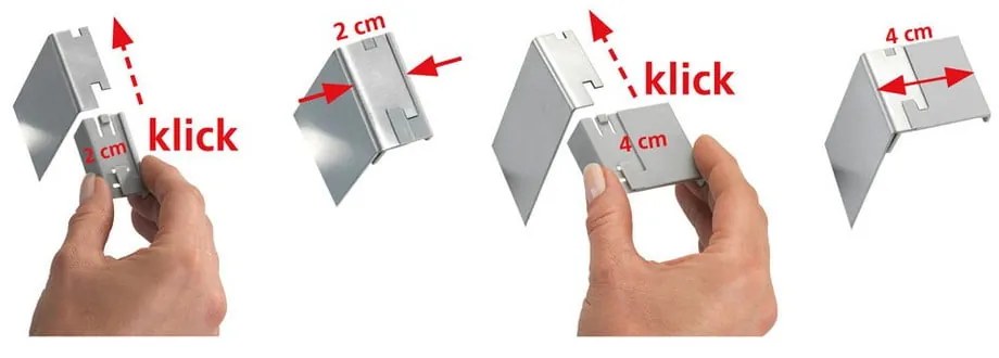 Závěsný věšák na dveře s 5 háčky ve stříbrné barvě Wenko Asola