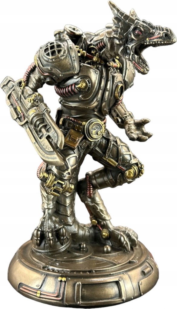 Figurka Socha Steampunk Drak Golem Veronese WU77857A4
