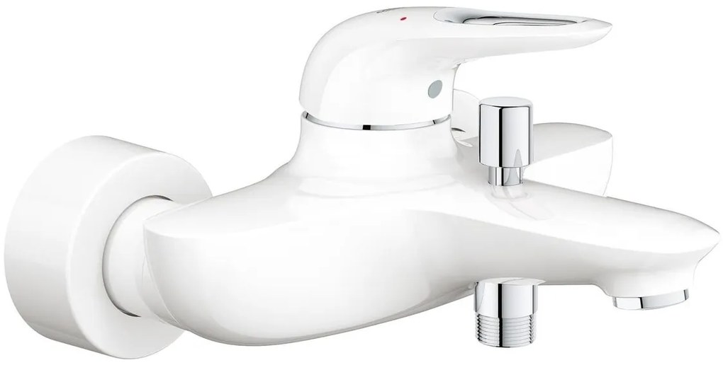 Vanová baterie Grohe Eurostyle New s výpustí Moon White / chrom 33591LS3