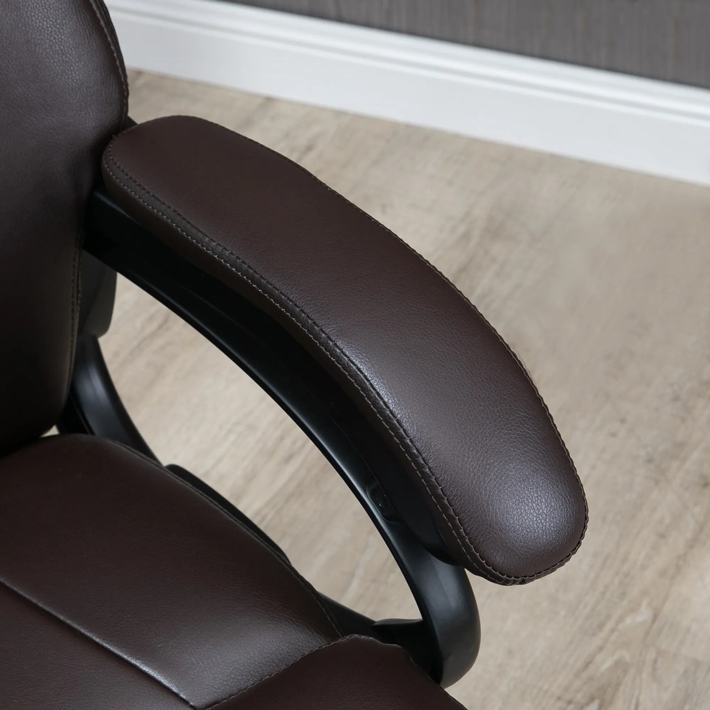 Kancelářská židle Vinsetto manažerská židle herní židle ergonomicky výškově nastavitelná s funkcí houpání, silné čalounění s nosností až 180 kg |