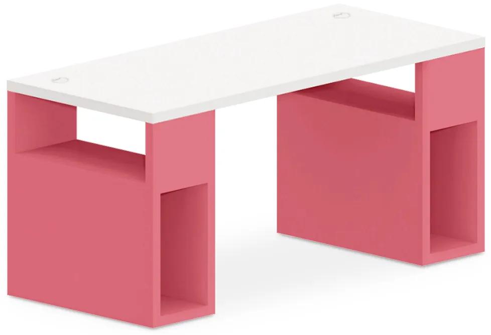Artspect DS304-B-1607 - Stůl s úložnými podnožemi 160x70cm - Rose Pink