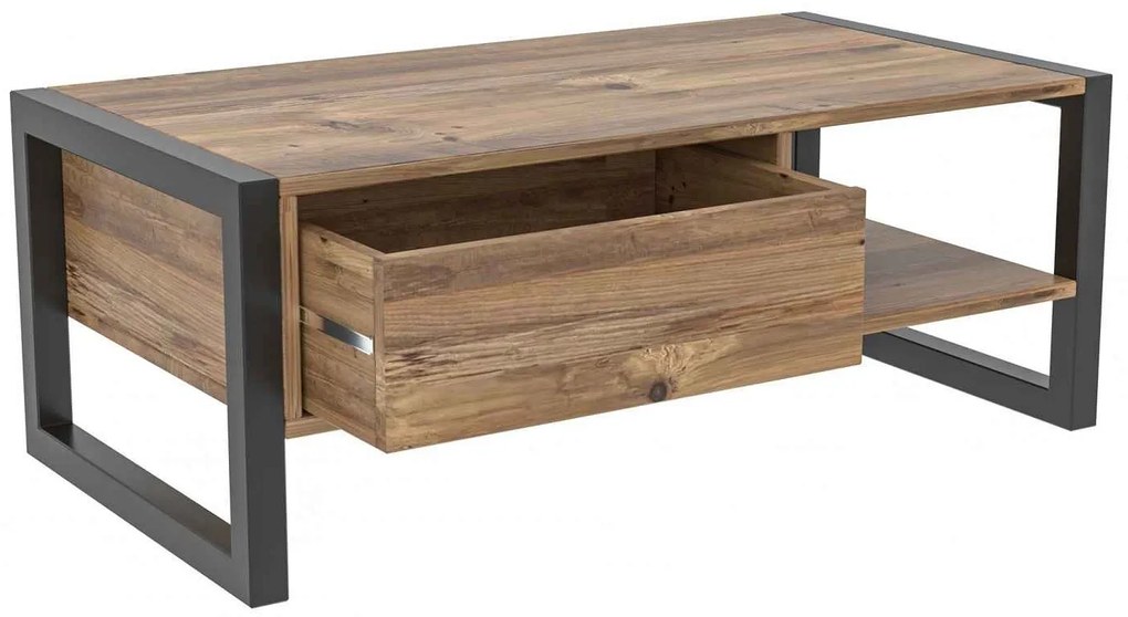 Designový konferenční stolek Paresh 105 cm borovice