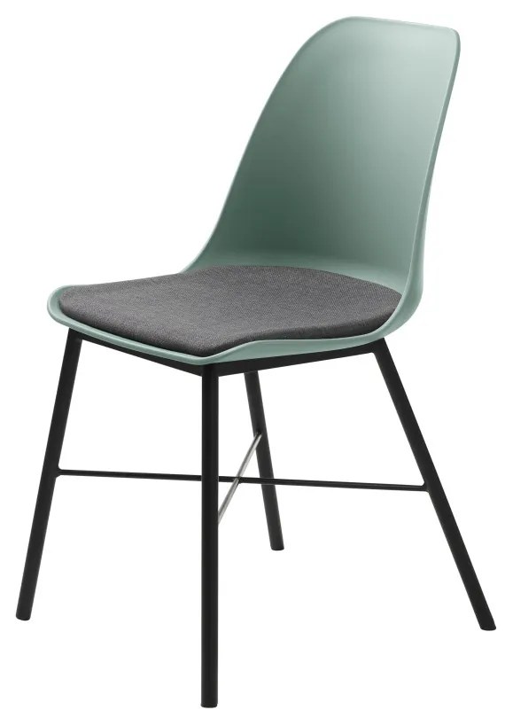Designová židle Jeffery matná zelená