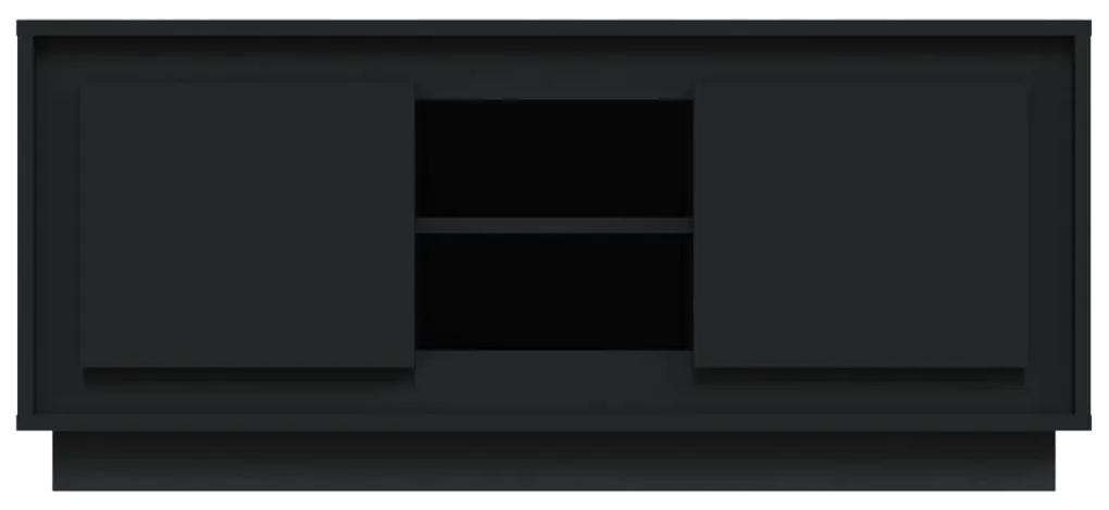 TV skříňka černá 102 x 35 x 45 cm kompozitní dřevo - Default Title