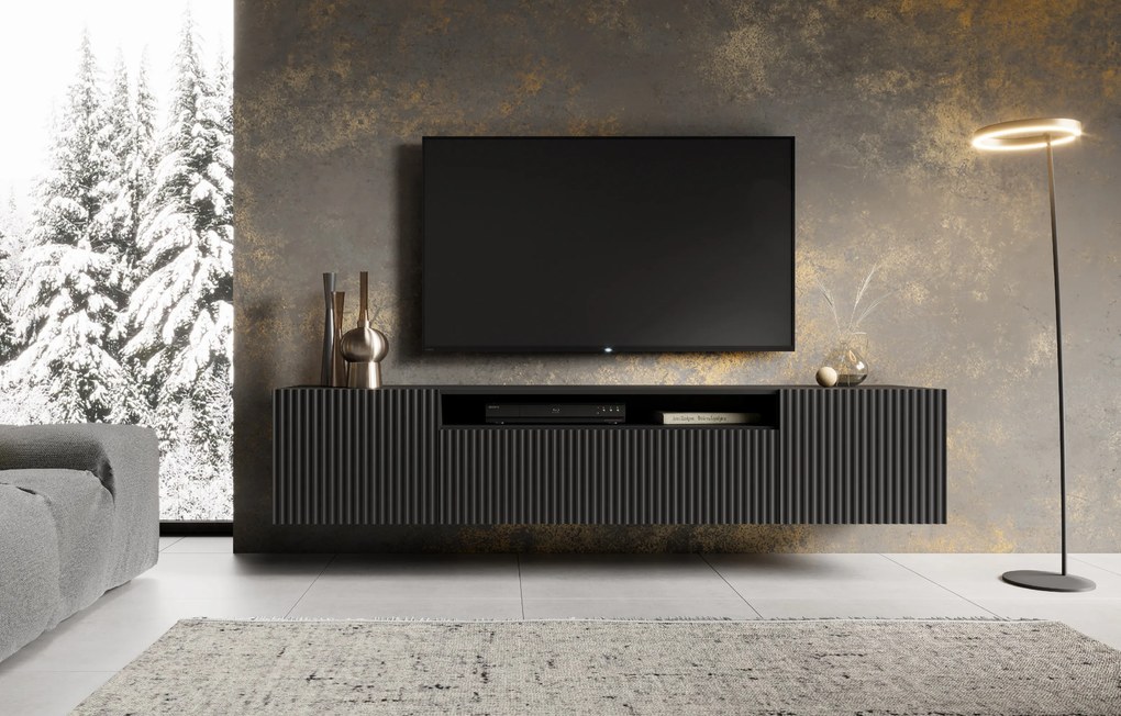ADRK Furniture RTV skříňka NOEMI Závěsná RTV-NOE-B