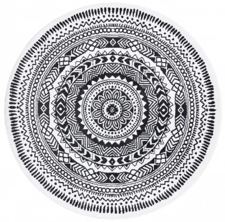 Dywany Łuszczów Kusový koberec Napkin grey kruh ROZMĚR: 100x100 (průměr) kruh