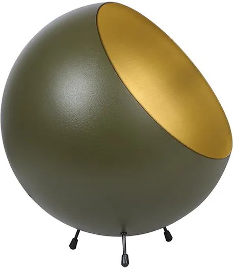 LEITMOTIV Sada 2 ks: Matná zelená stolní lampa XL Bell