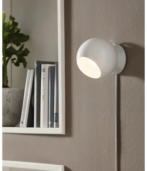 Eglo 94513 - LED Stolní/nástěnná lampa PETTO 1 1xGU10/2,8W/230V bílá