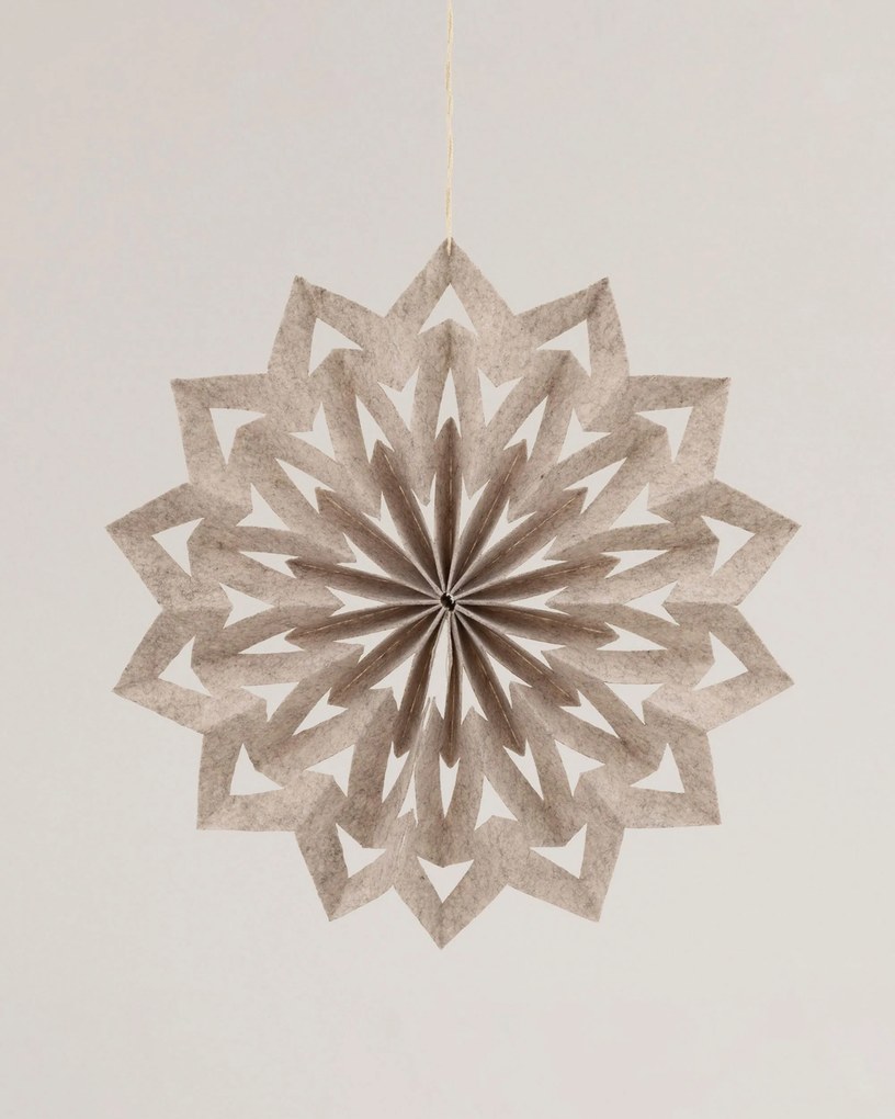 Vánoční ozdoba Nivalis II beige 40 cm