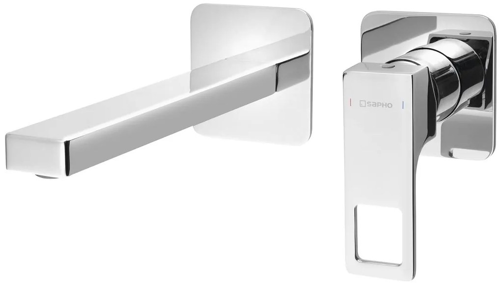 Sapho FORATA podomítková umyvadlová baterie délka hubice 20cm chrom FT018