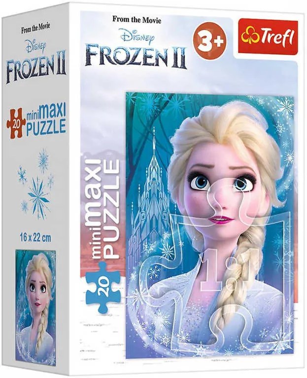 Trefl TR PUZZLE MiniMaxi Frozen 2 (Ledové Království) 16x22cm 20 dílků 4 druhy tr56022
