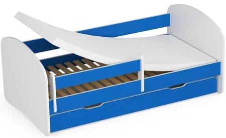 Dětská postel SMILE 180x90 cm - modrá