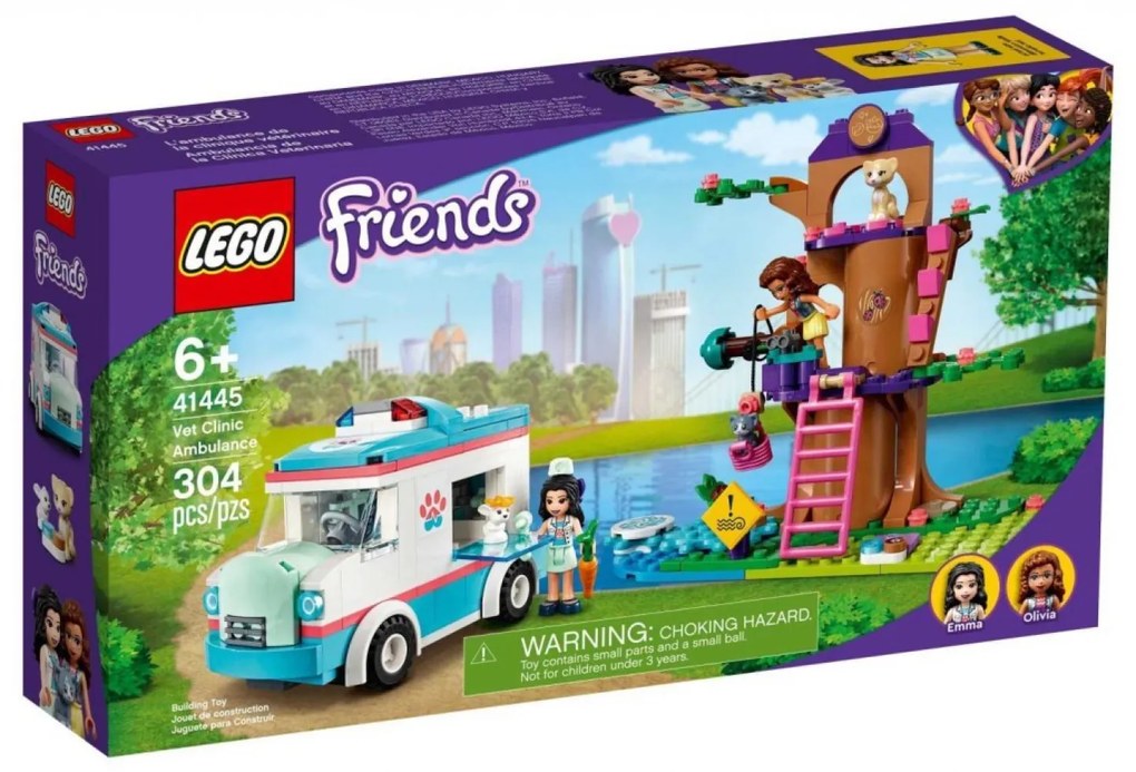 Lego stavebnice lego friends 41445 veterinární sanitka