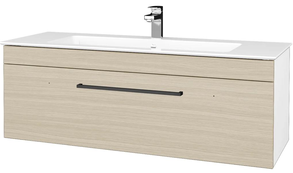 Dřevojas Koupelnová skříň ASTON SZZ 120 Varianta: N01 Bílá lesk / Úchytka T01 / N03 Graphite