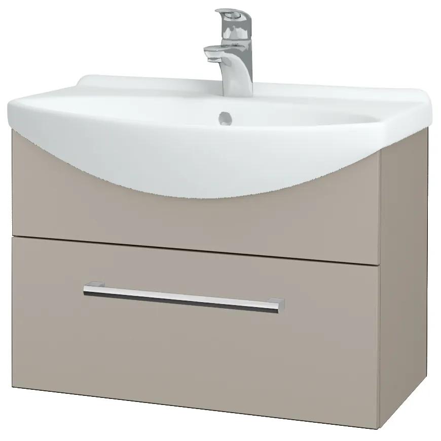 Dřevojas Koupelnová skříň TAKE IT SZZ 65 Varianta: N01 Bílá lesk / Úchytka T01 / D02 Bříza