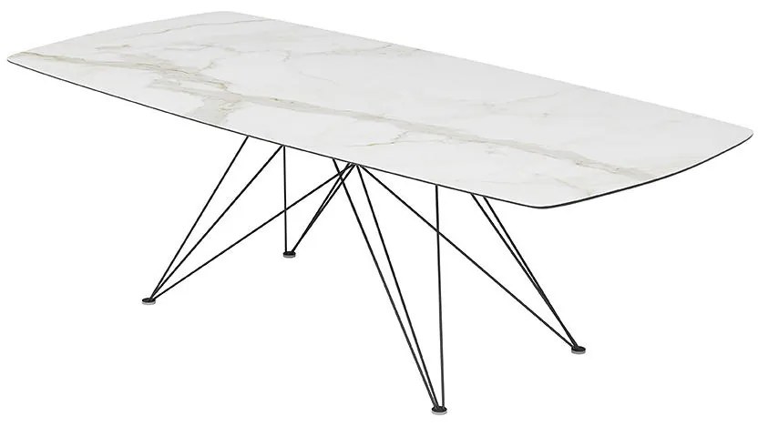 RIFLESSI - Stůl PEGASO s keramickou deskou
