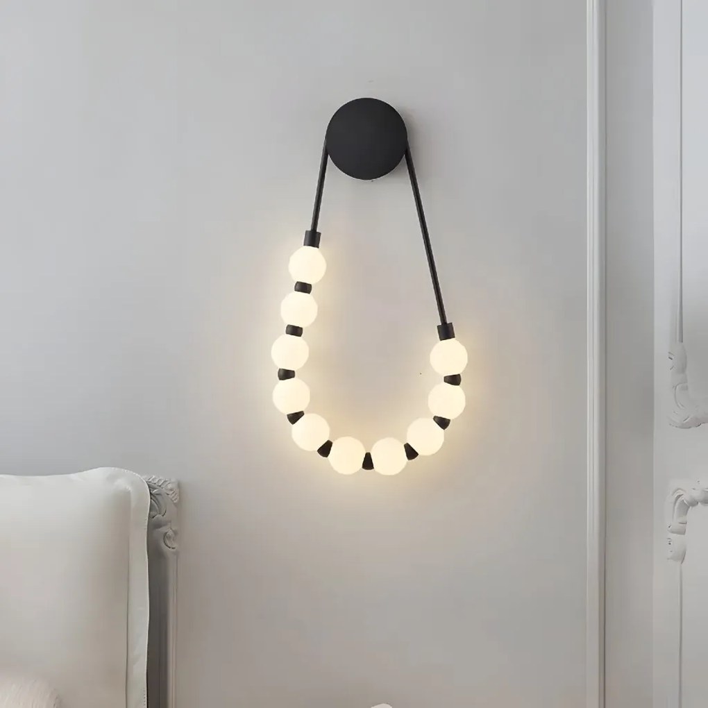 Toolight Nástěnné LED osvětlení Necklase G026-CP černé