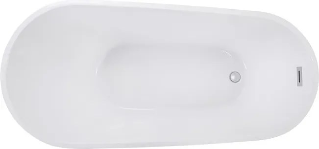 Besco Melody vana volně stojící 150 x 80 cm sifon černá barva zlatá VANMELODY150BG1 Koupelny Bernold